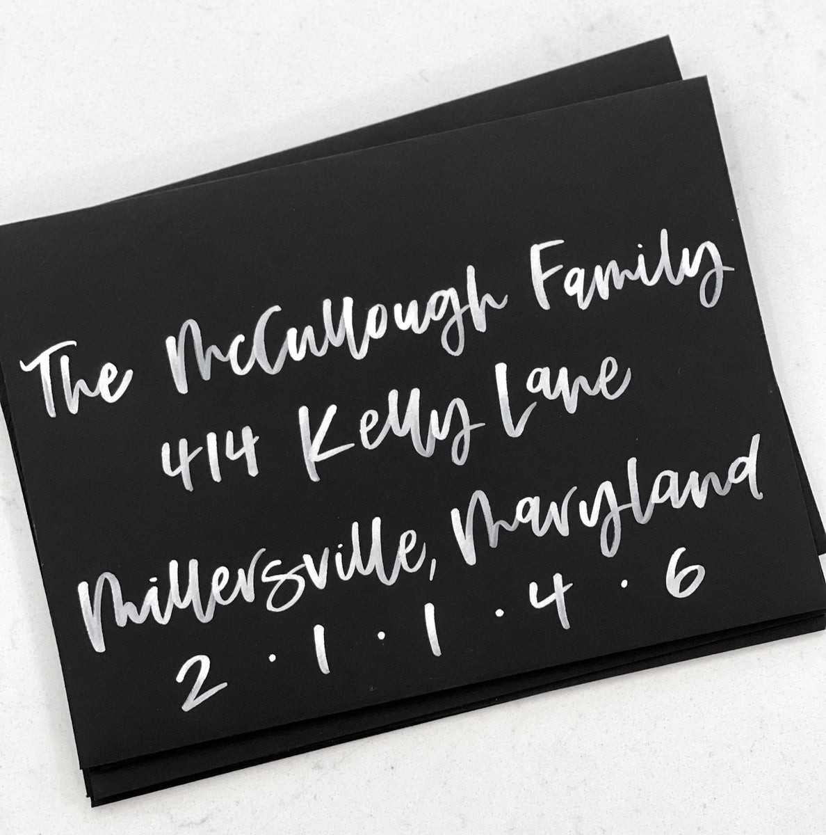 Hand Lettered Envelopes - Recipient Addressing - Custom Modern Calligr ...