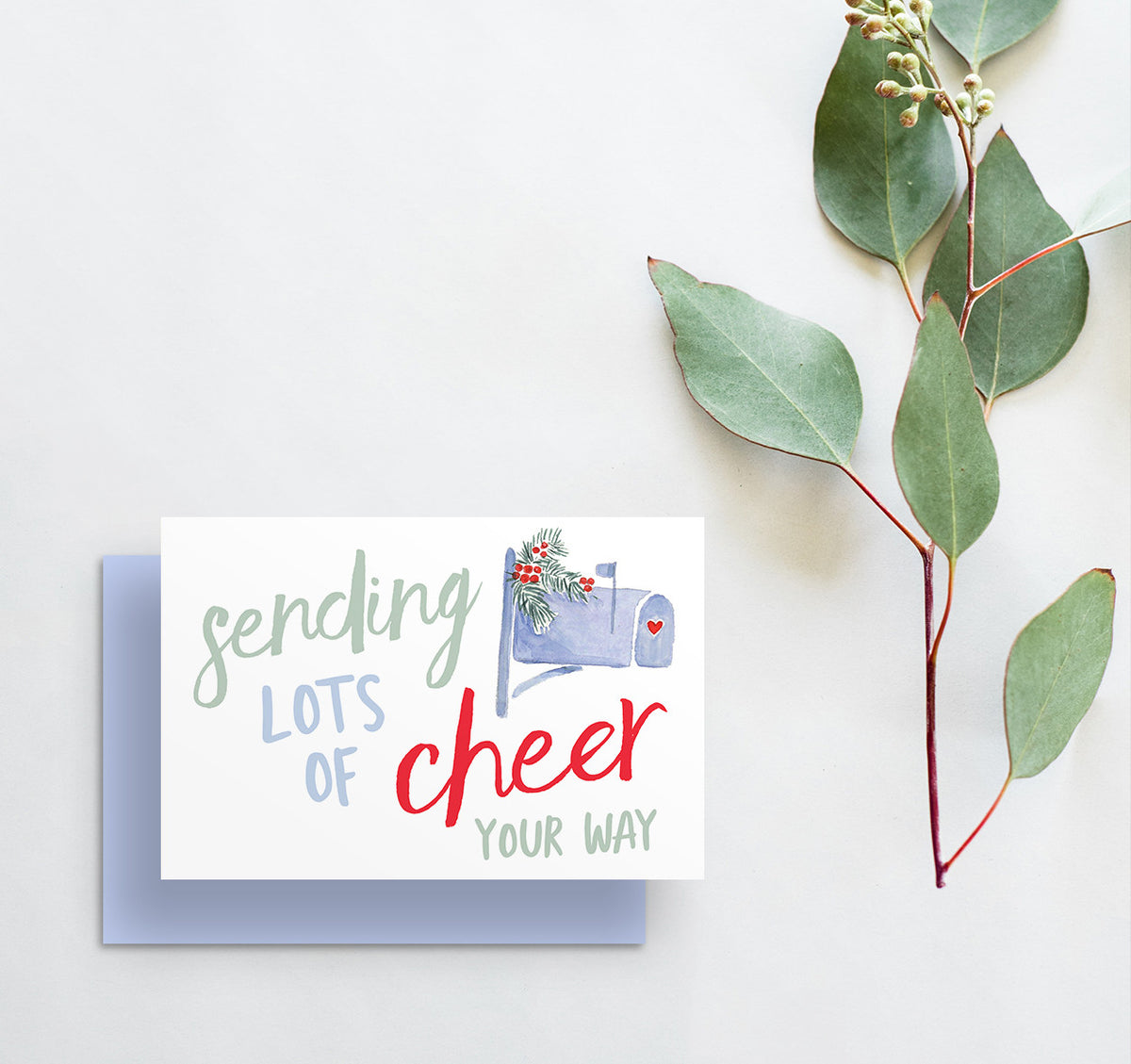 Sending Lots Of Cheer Your Way Holiday Greeting Card – dunkirkdesigns