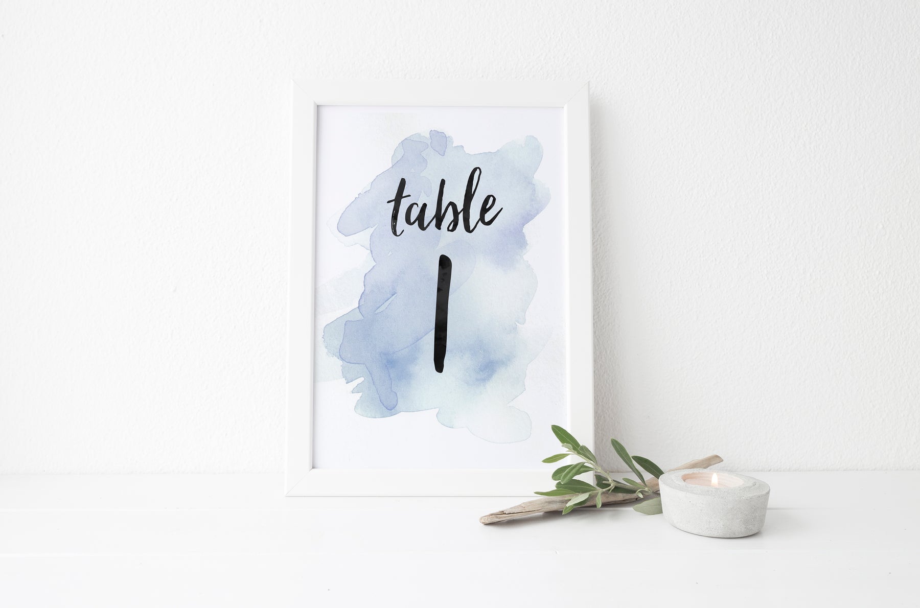 Watercolor Splash Table Numbers – dunkirkdesigns